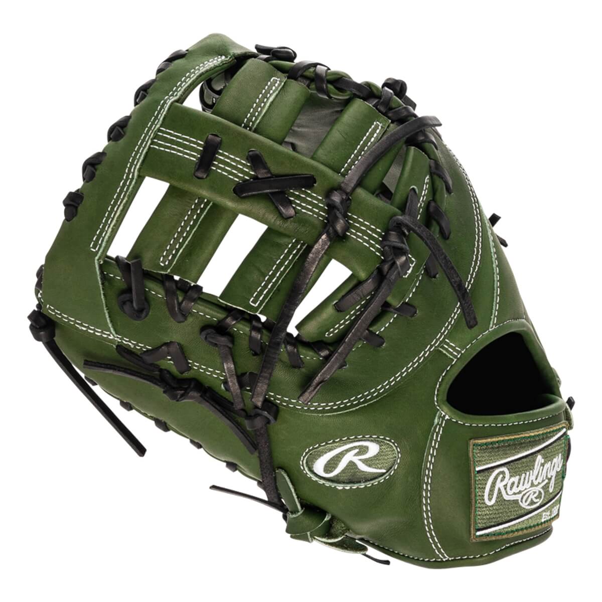 Rawlings Heart of the Hide Military Green 13" Baseball First Base Mitt ...