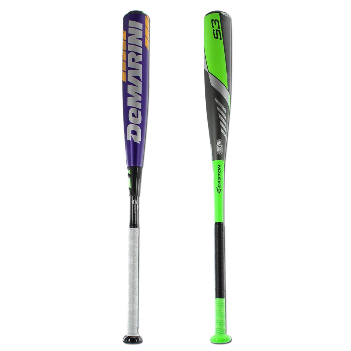 Bat Pack DeMarini Voodoo RAW and Easton S3 Senior League Baseball Bats ...