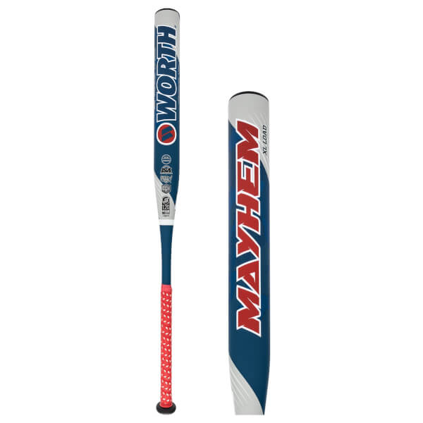 Worth Mayhem 13" XL Dual Stamp Slow Pitch Softball Bat (WM13L1 ...
