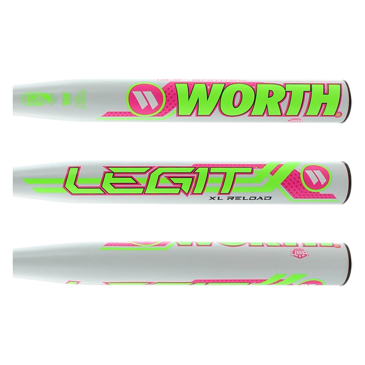 Worth Legit Watermelon XL Slow Pitch Softball Bat (WMELON) | JustBats.com