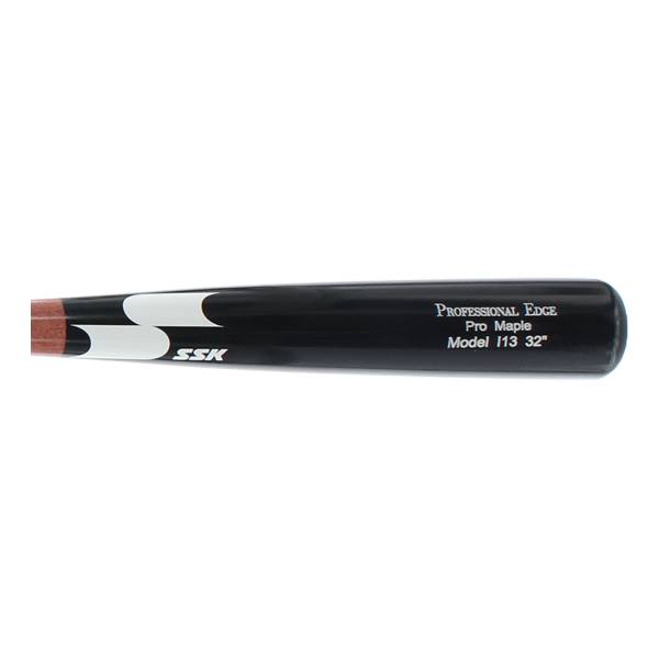 SSK Professional Edge Pro -3 2.53" Maple Wood Baseball Bat I13 Black ...