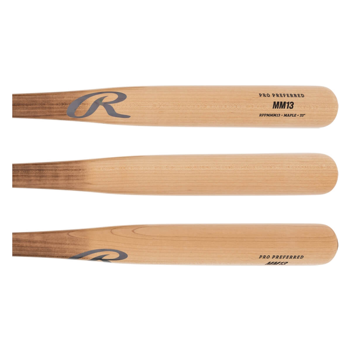 Rawlings Pro Preferred MM13 Maple Wood Baseball Bat (RPPMMM13 ...