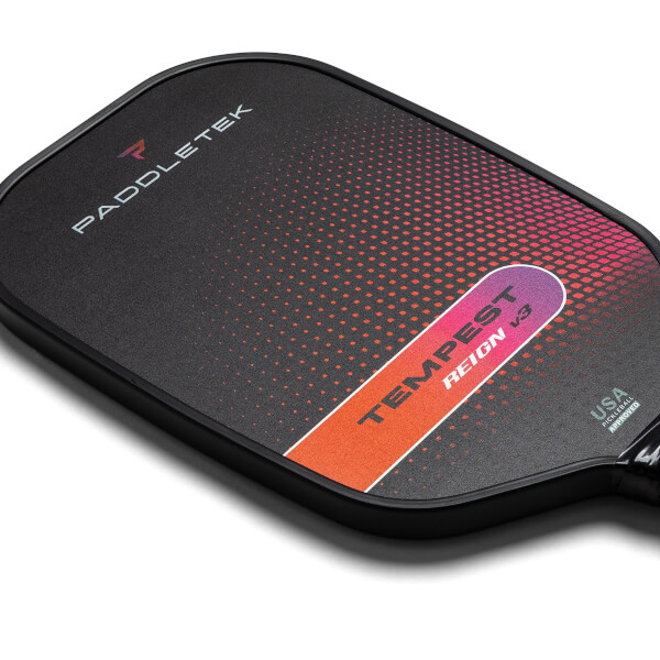 Paddletek Tempest Reign V3 Carbon Fiber Pickleball Paddle | JustPaddles.com