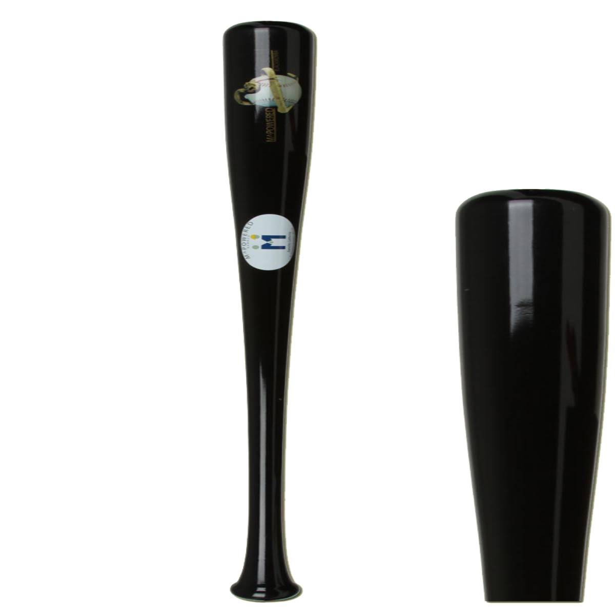 M^Powered Black Momba Bamboo Wood Baseball Bat: MPMOMBA Adult ...
