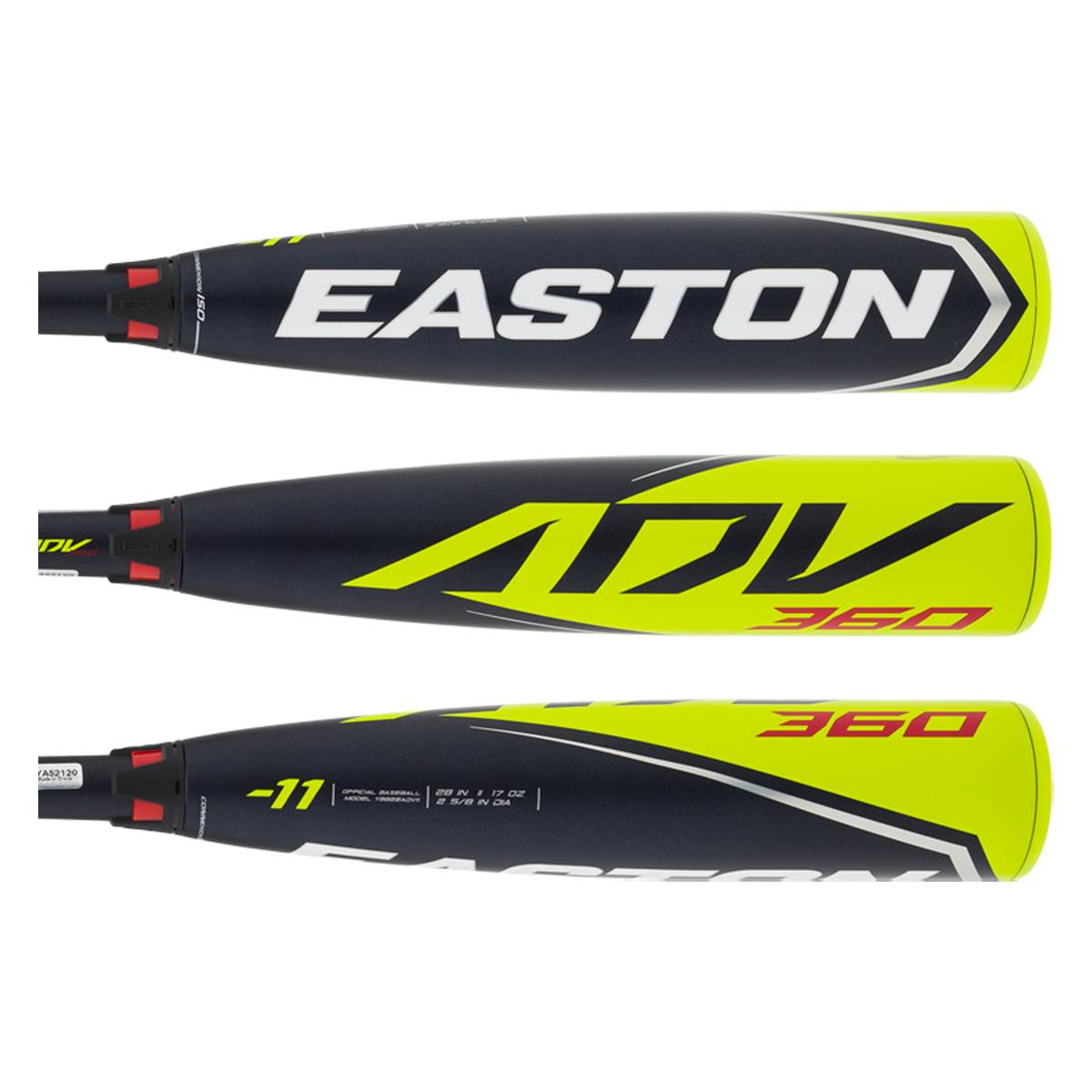 Easton ADV 360 -11 2-5/8" USA Baseball Bat (YBB22ADV11) | JustBats.com