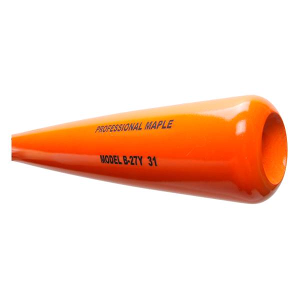 Dinger Bats Pro Maple Wood Youth Baseball Bat: B-271Y NEON ORANGE ...
