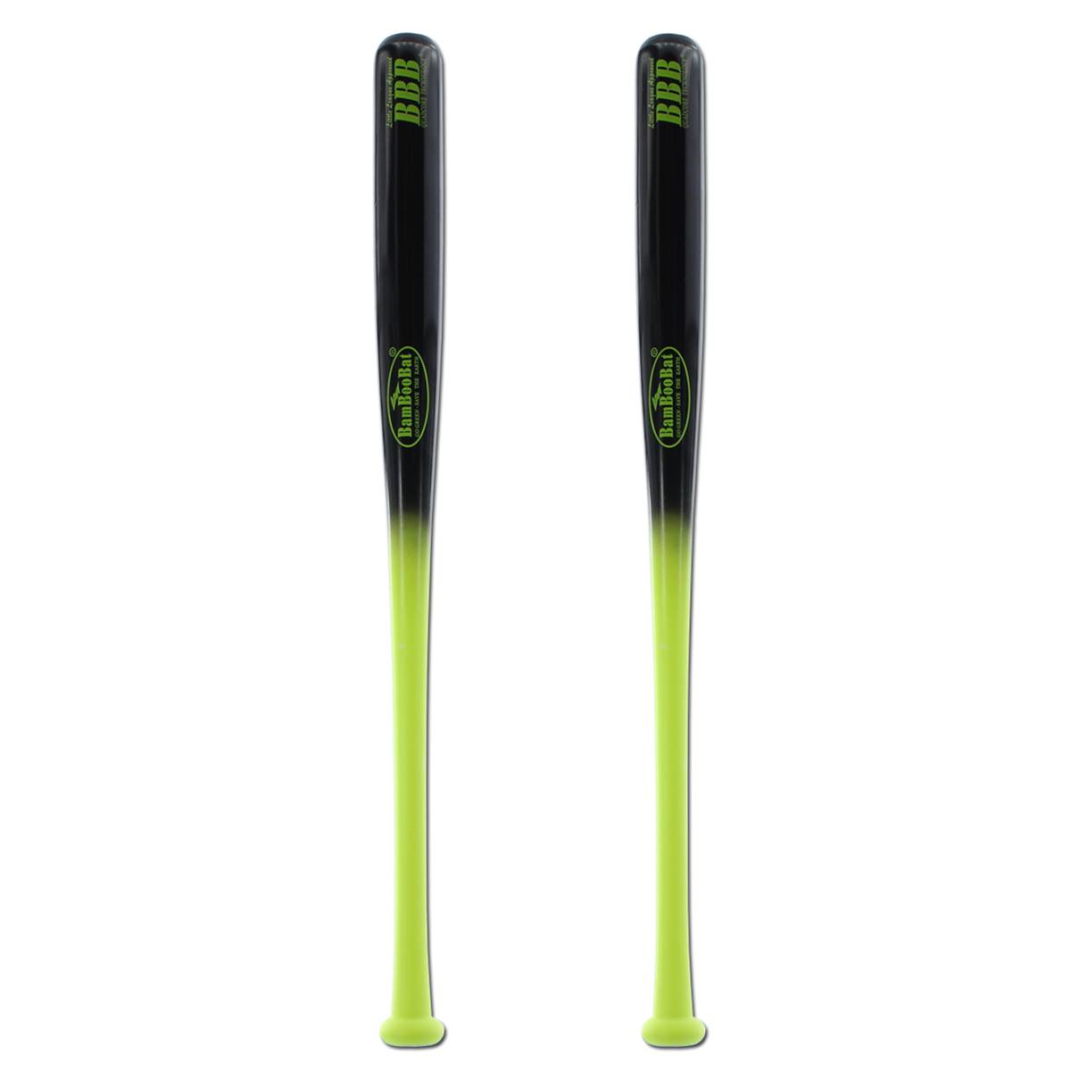 Bat Pack | BamBooBat Neon Bamboo Wood Youth Baseball Bats HYBBY 2-Pack ...