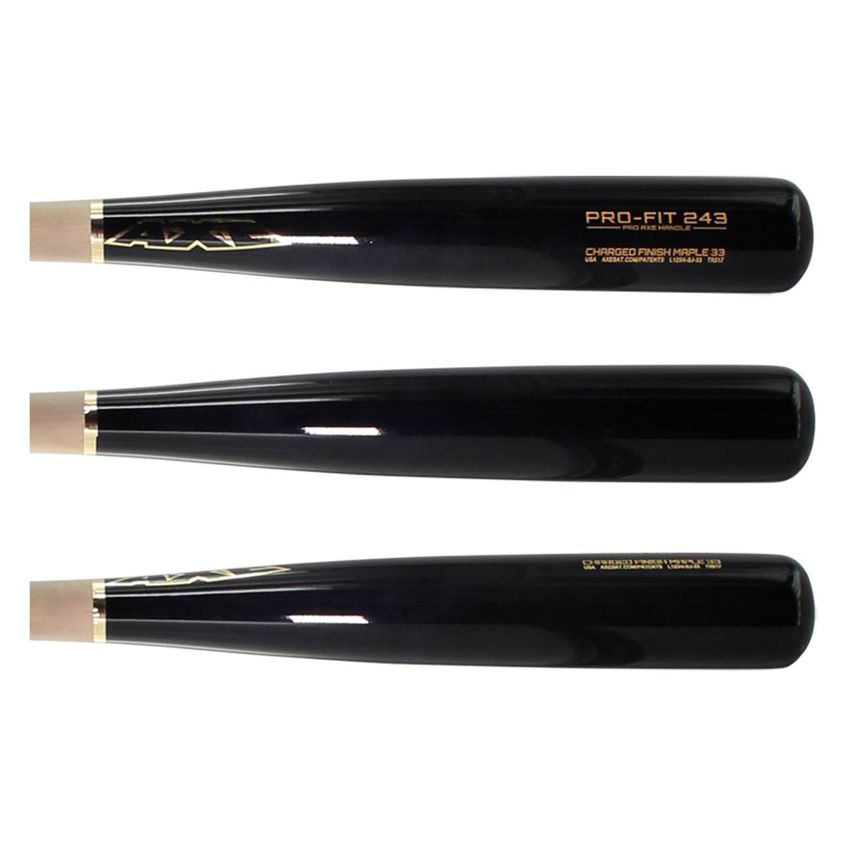 Axe PRO-FIT Pro Axe Handle 243 Maple Wood Baseball Bat L125H-BJ ...
