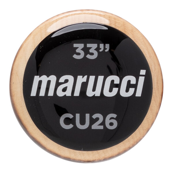 Marucci Pro CU26 Maple Wood Baseball Bat: MVE4CU26-FL/BK | JustBats.com