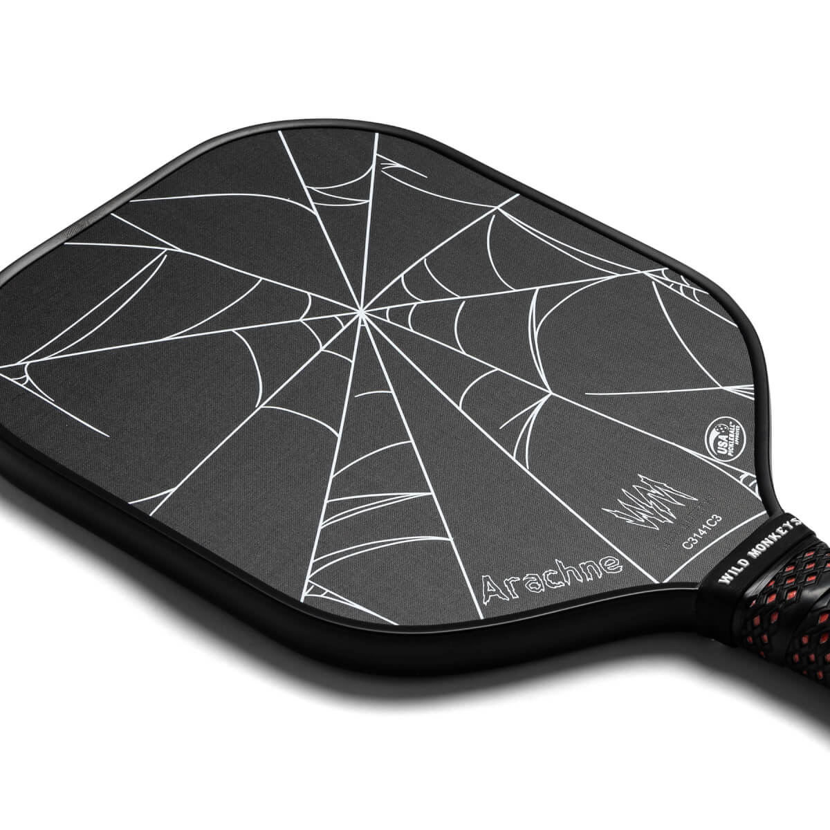 Wild Monkeys Arachne Middleweight Carbon Fiber Pickleball Paddle ...