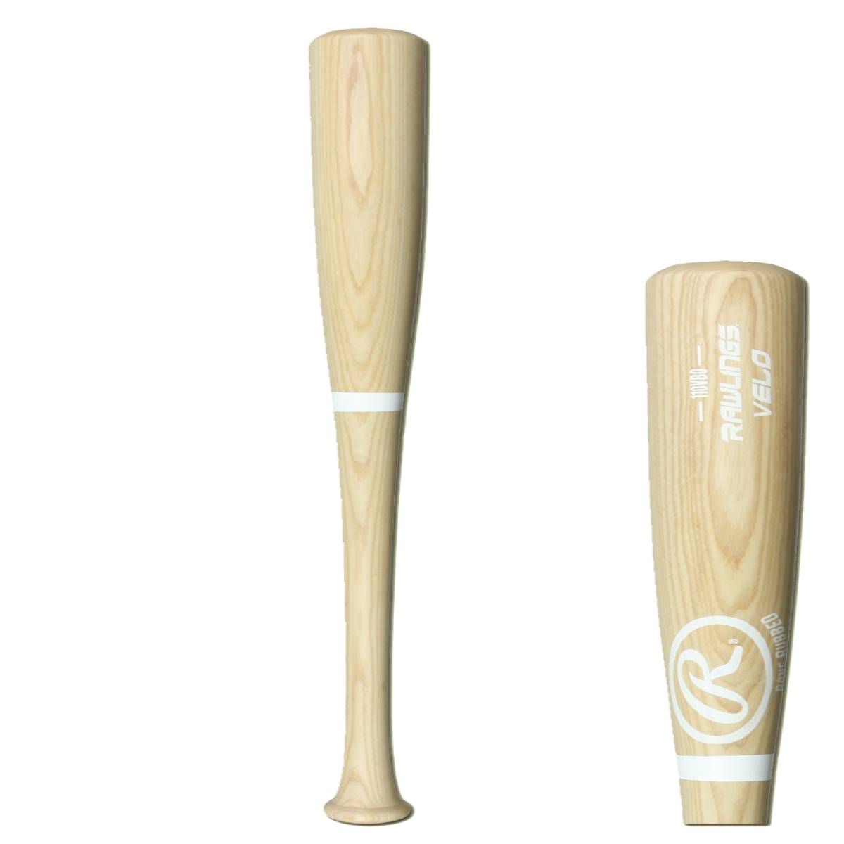 Rawlings VELO Bone Rubbed Ash Wood Baseball Bat: 110VBO | JustBats.com