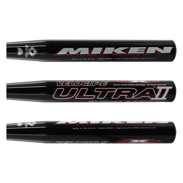 Miken Ultra II 13.5" SSUSA BPF 1.21 Slow Pitch Softball Bat MSU219 ...