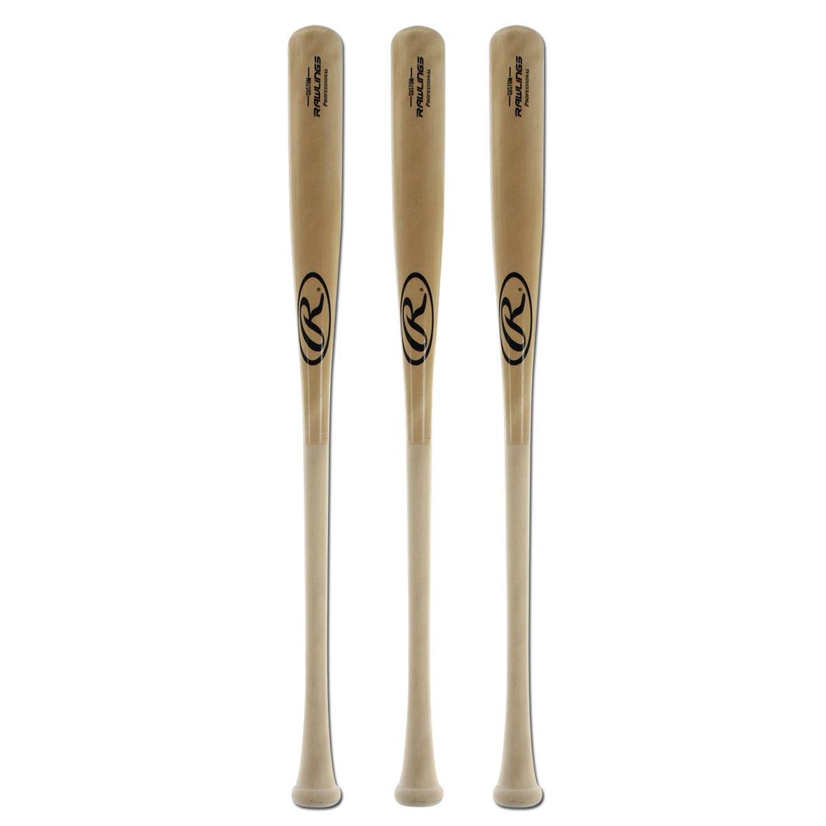 Bat Pack | Rawlings Professional Birch Wood Baseball Bats BIRXXX 3-Pack ...