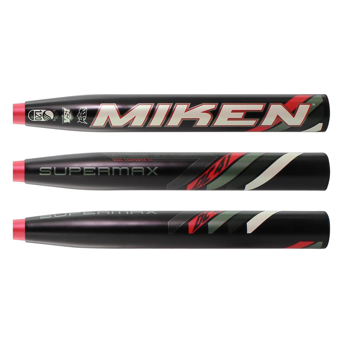 Miken DC-41 14" SuperMax USSSA Slow Pitch Softball Bat (MDC20U-BLK ...