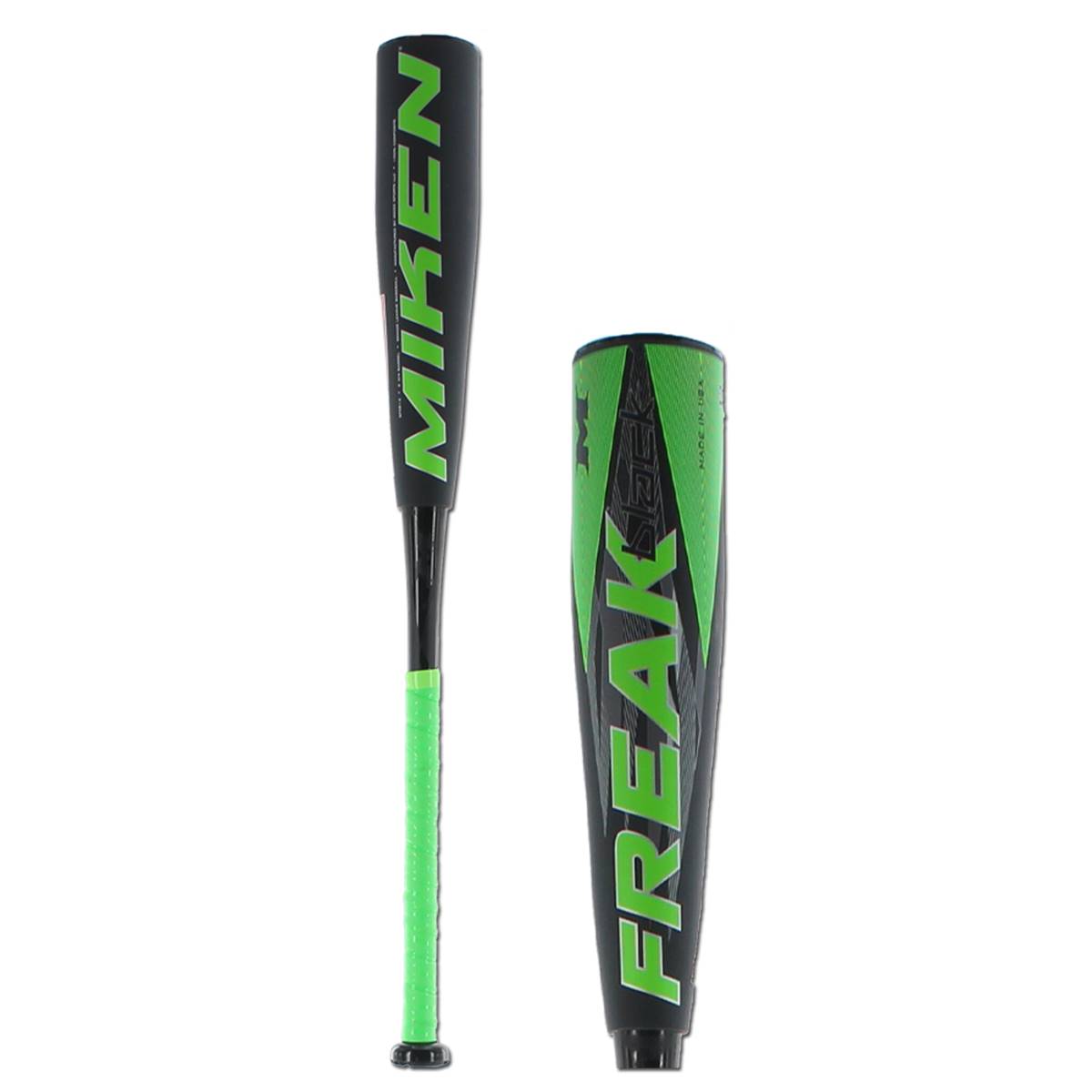 Miken Freak Black -12 2 3/4" Senior League Baseball Bat SFKB112 ...