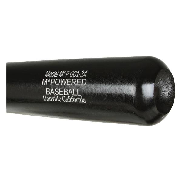 M^Powered Yellow Birch Wood Baseball Bat: YB001 Mahogany/Black Adult ...