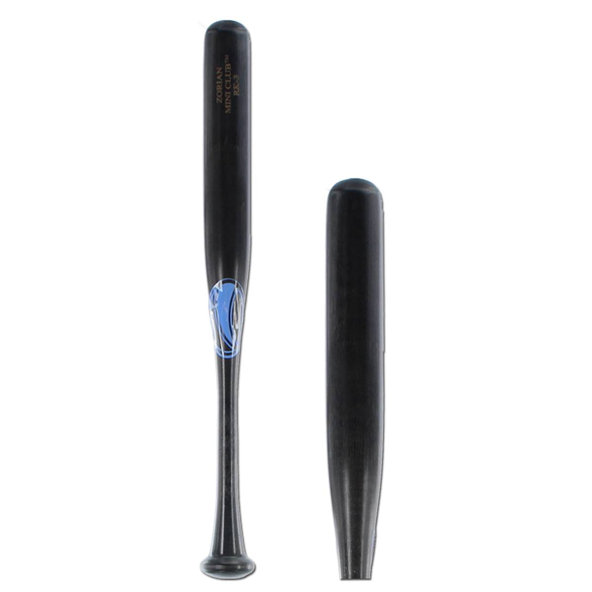 Zorian Maple One Hand Training Baseball Bat: RK-3 Black | JustBats.com