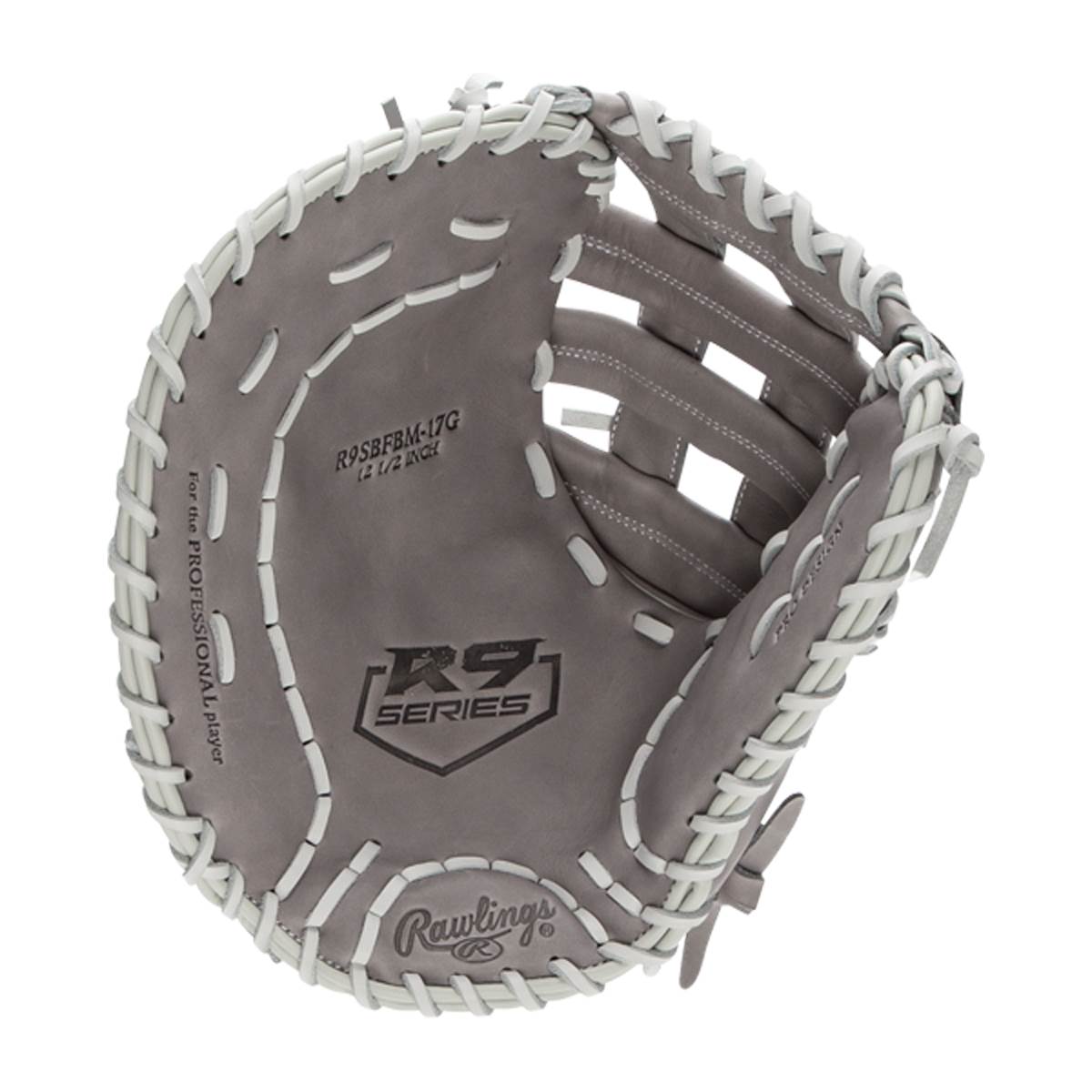 Rawlings R9 12.5" Fastpitch Softball First Base Mitt (R9SBFBM-17G ...