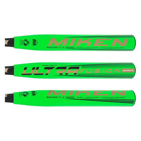 Miken Ultra Fusion 12" Johnny Bailey Maxload Senior Slow Pitch Softball ...