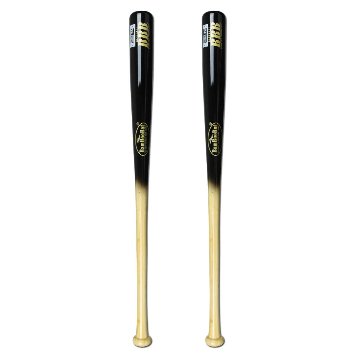 Bat Pack BamBooBat Bamboo Wood Baseball Bats: HNBB100D Adult 2-Pack ...