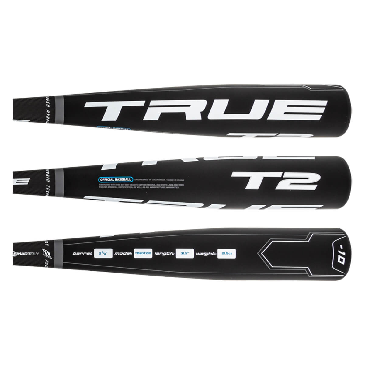 TRUE T2 -10 USA Baseball Bat (YB-T2-20-10) | JustBats.com