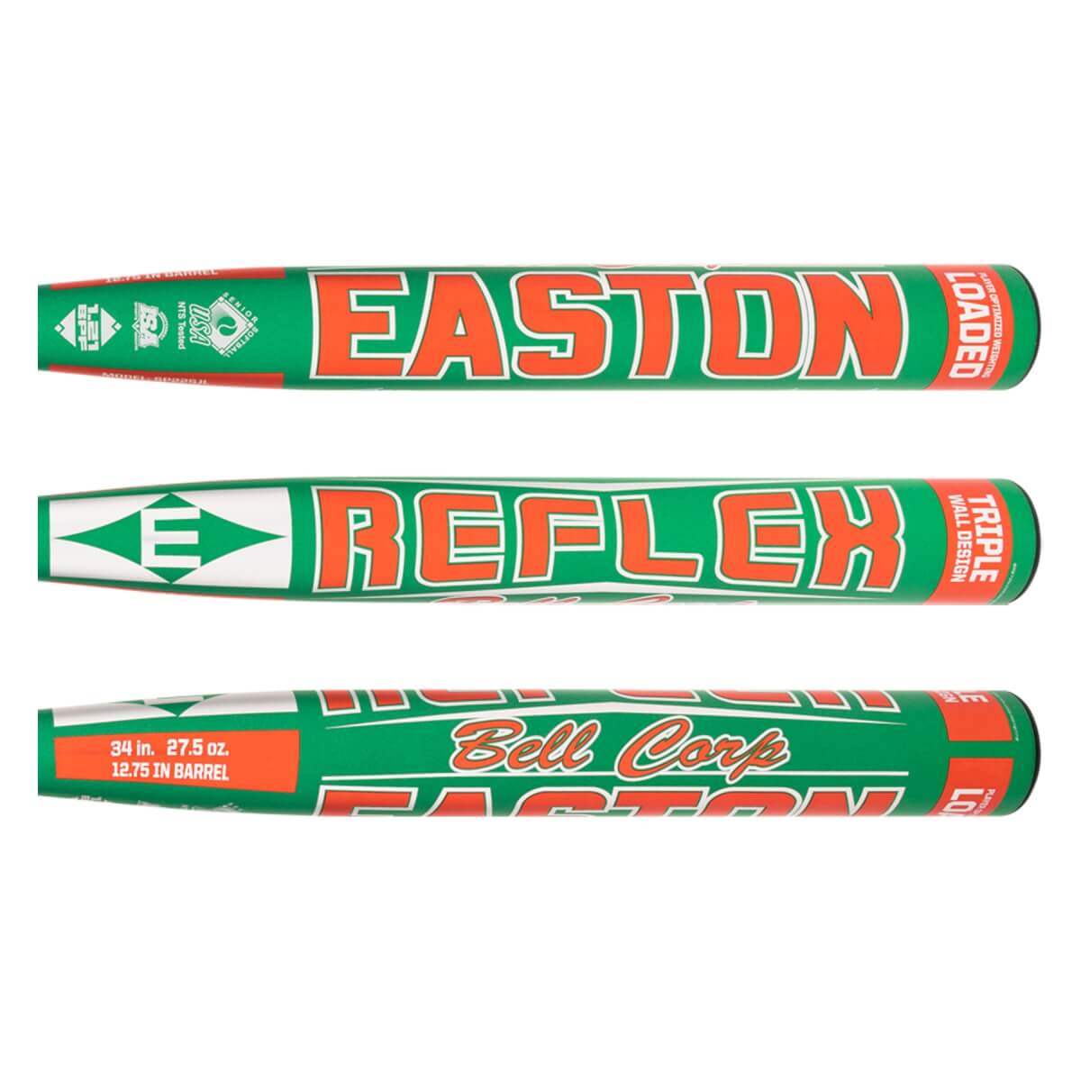 Easton Reflex 12.5" Loaded Senior Slow Pitch Softball Bat (SP22SJL ...