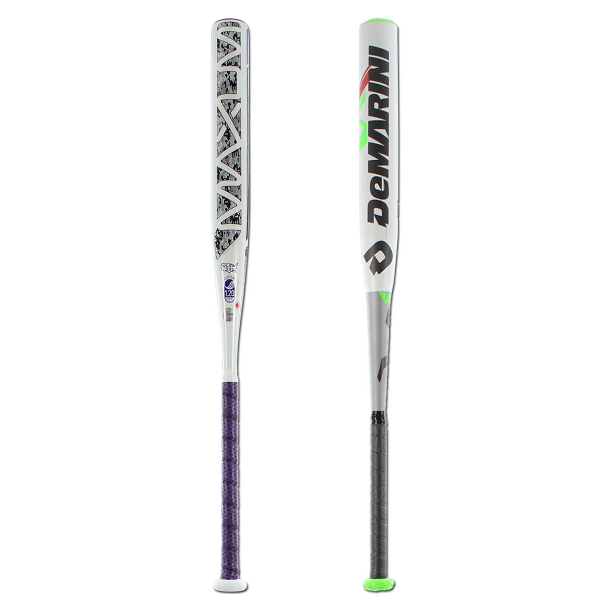 Bat Pack COMBAT MAXUM -10 and DeMarini Vendetta -10 Fastpitch Softball ...