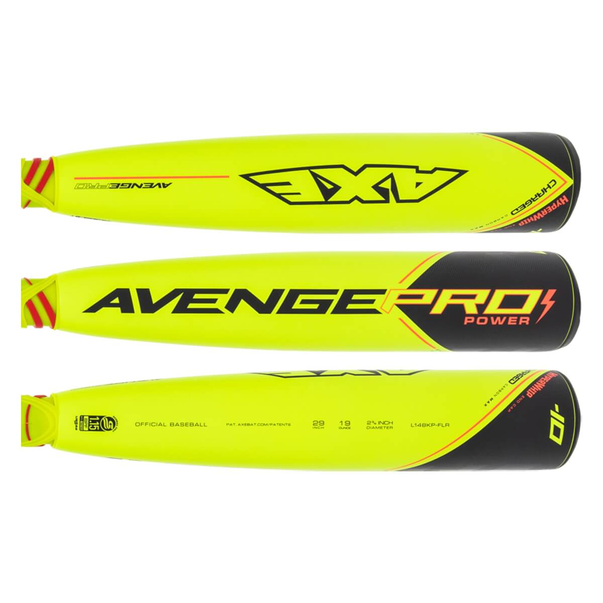 2024 Axe Avenge Pro Power -10 USSSA Baseball Bat (L148KP-FLR ...