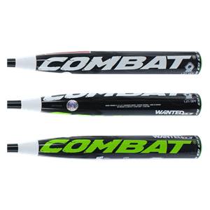 COMBAT Wanted G3 Senior Slow Pitch Softball Bat w/ Lizard Skin Grip ...