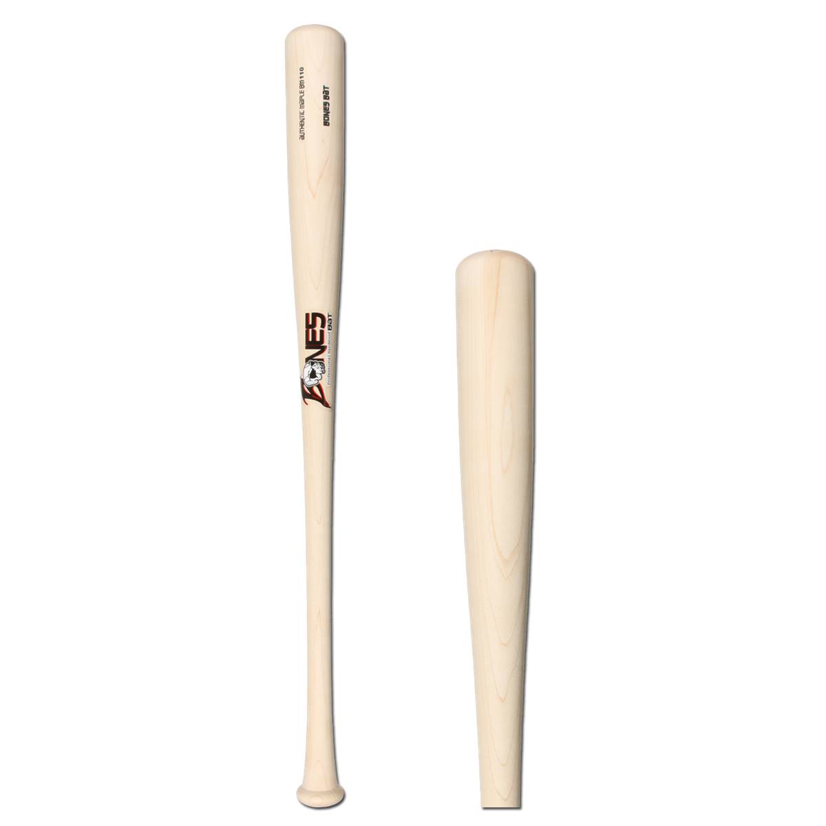 Bones Bat Maple Wood Baseball Bat: BM110 Adult Natural | JustBats.com
