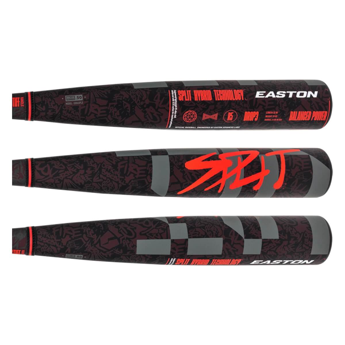 Easton Split BBCOR Baseball Bat (EBB4SPL3) | JustBats.com
