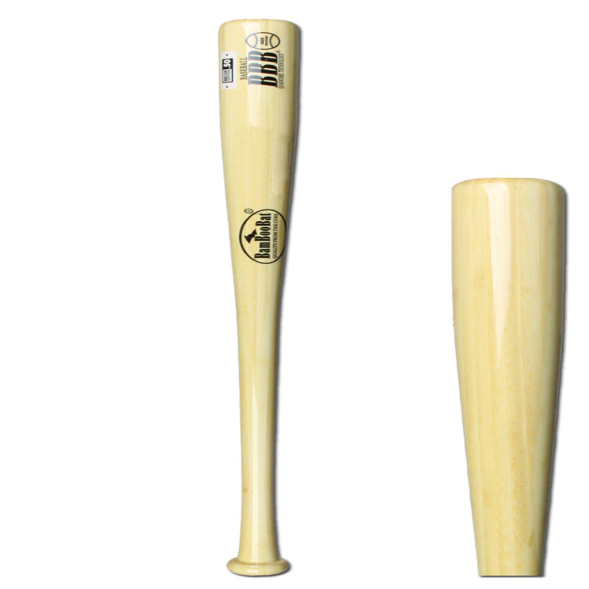 BamBooBat Bamboo Wood Baseball Bat: HNBN100D Natural Adult | JustBats.com