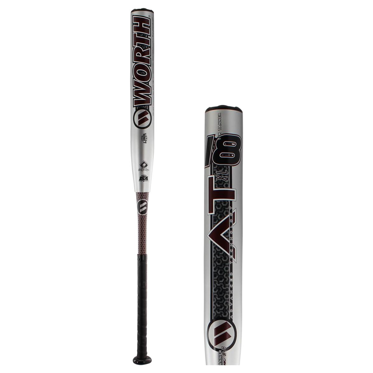 Worth AT 13.5" Alan Tanner XL Senior Slow Pitch Softball Bat (WTANSS) | JustBats.com