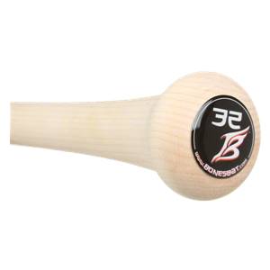 Bones Bat Maple Wood Baseball Bat: BM271 Adult Natural/Black | JustBats.com