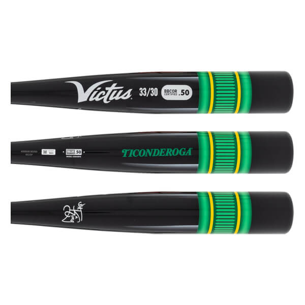 Victus Vibe Black Pencil BBCOR Baseball Bat: VCBVIBPB | JustBats.com