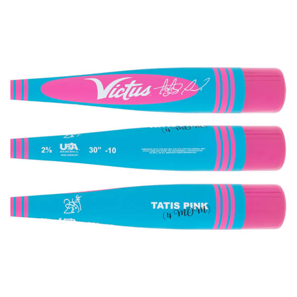 Victus Vibe Tatis Pink Pro-Crayon -10 USA Baseball Bat: VSVIB10CU-FT ...